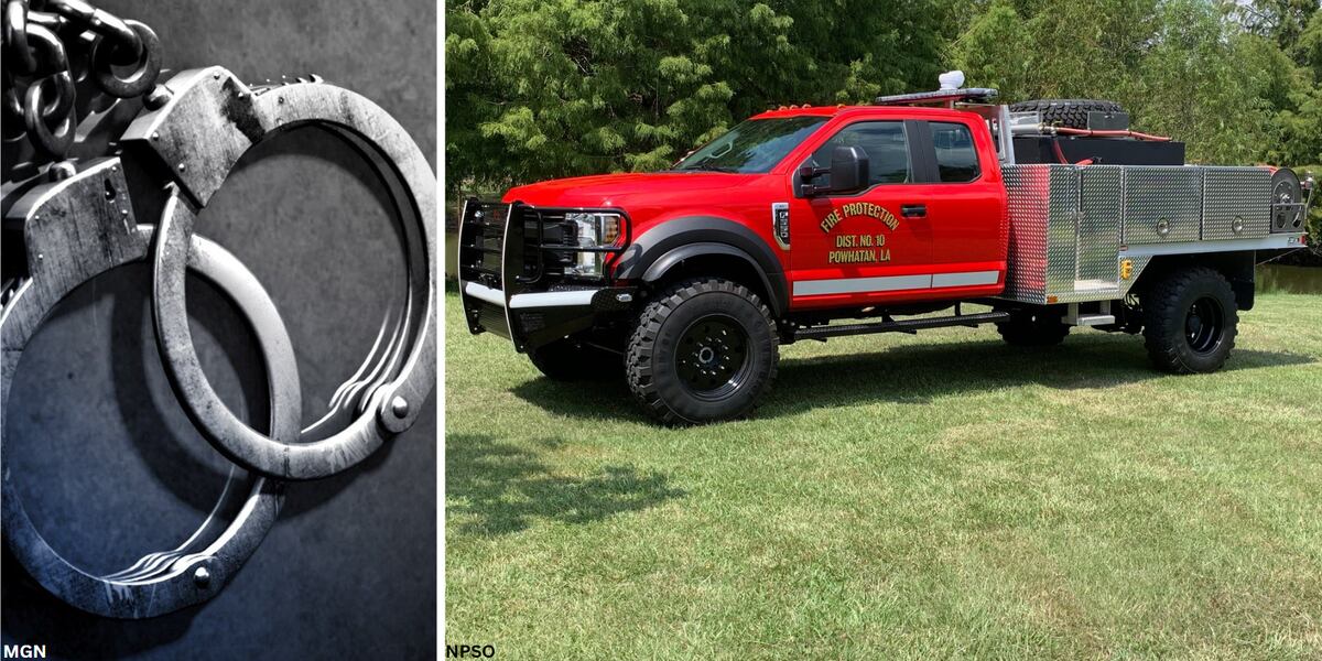 Two juveniles arrested for theft of Natchitoches fire truck Two juveniles arrested for theft of Natchitoches fire truck
